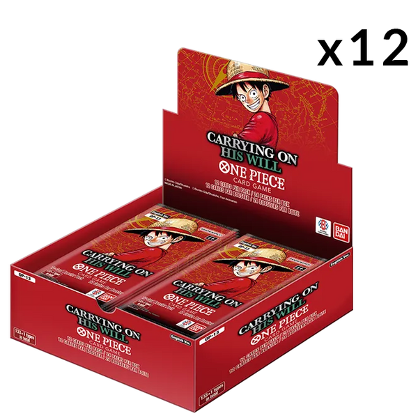 One Piece Card Game: Carrying On His Will (OP-13) - Sealed Case 12 Boo ...